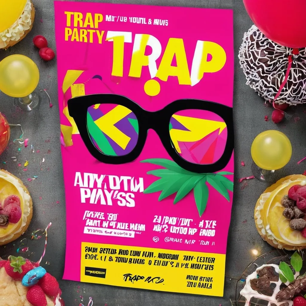 Poster for trap party