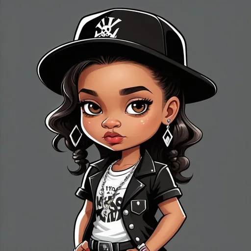 Gangster female cartoon kids