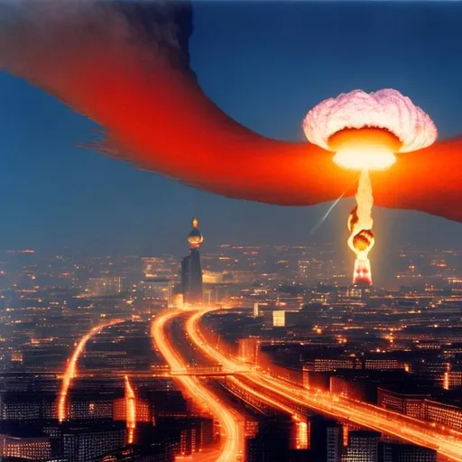 Nuclear explosion, surrealism | OpenArt