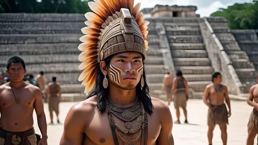 Tribals dissolving into swirling forest , volumetric...