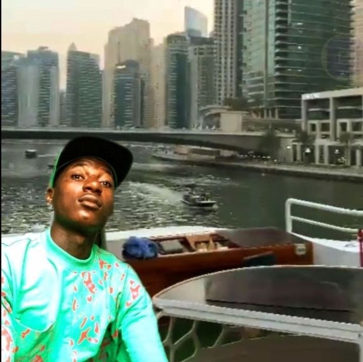 ALi Boubacar is standing on a rooftop in U.S.A New Y...