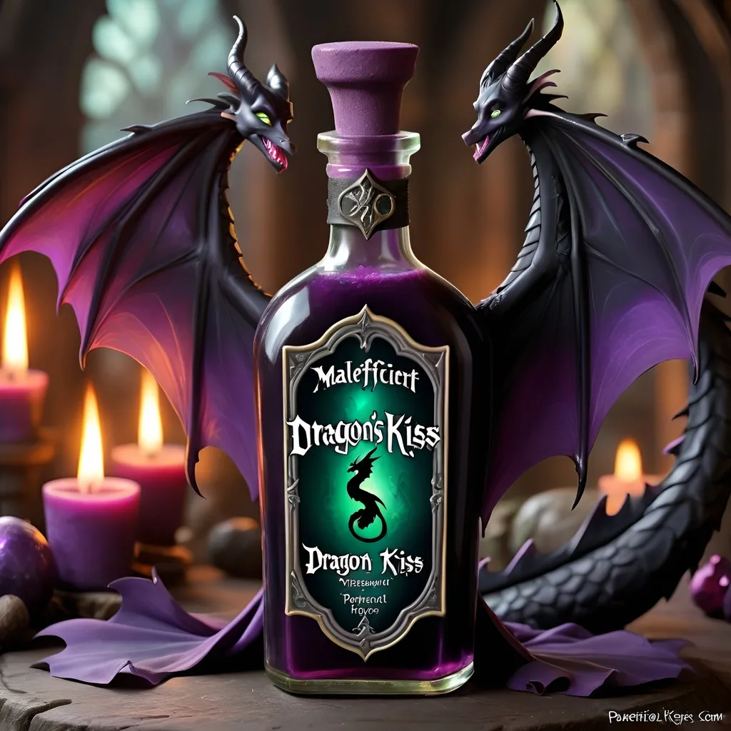 a mystical label for a maleficent potion that's labe...