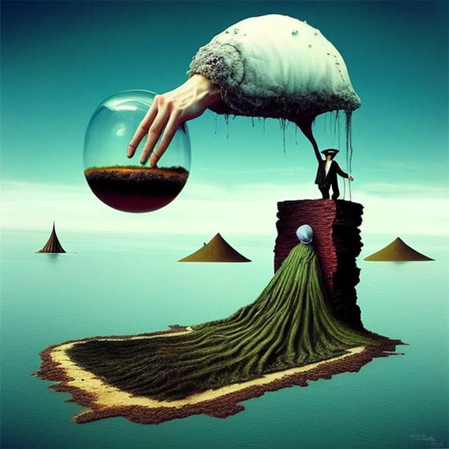 Surreal art, absurdity