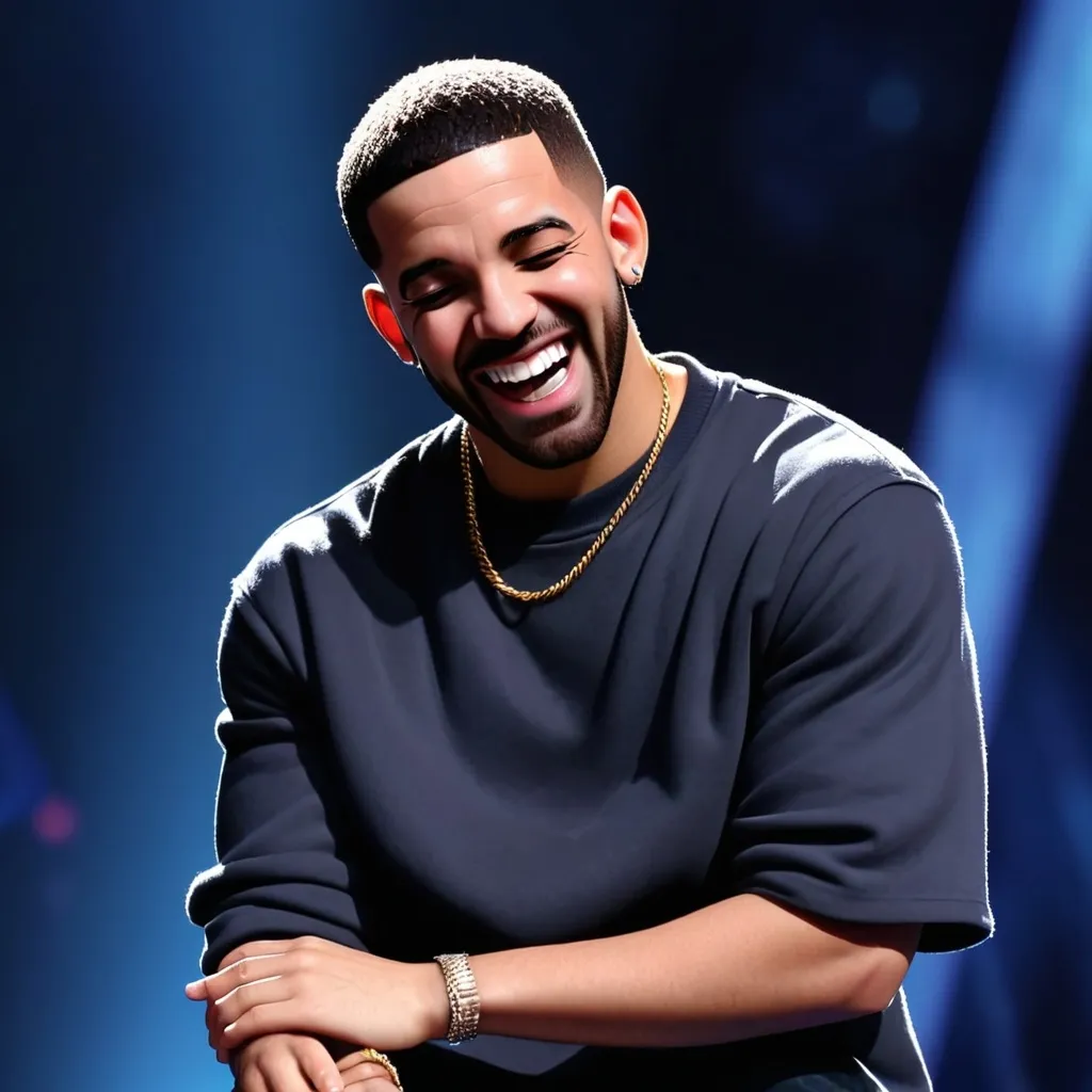 Make an image of facing Drake Kendrick make Kendrick...