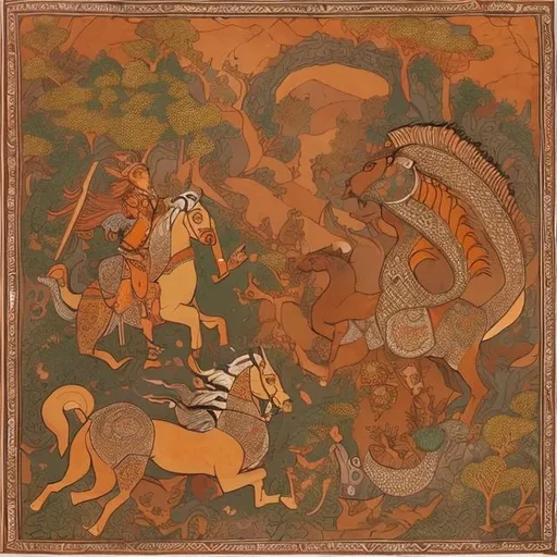 a sun dragon pulling helios' sun chariot ancient chi... | OpenArt