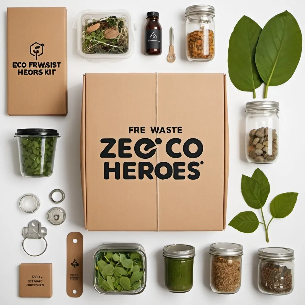 a visually appealing image of the entire zero-waste...