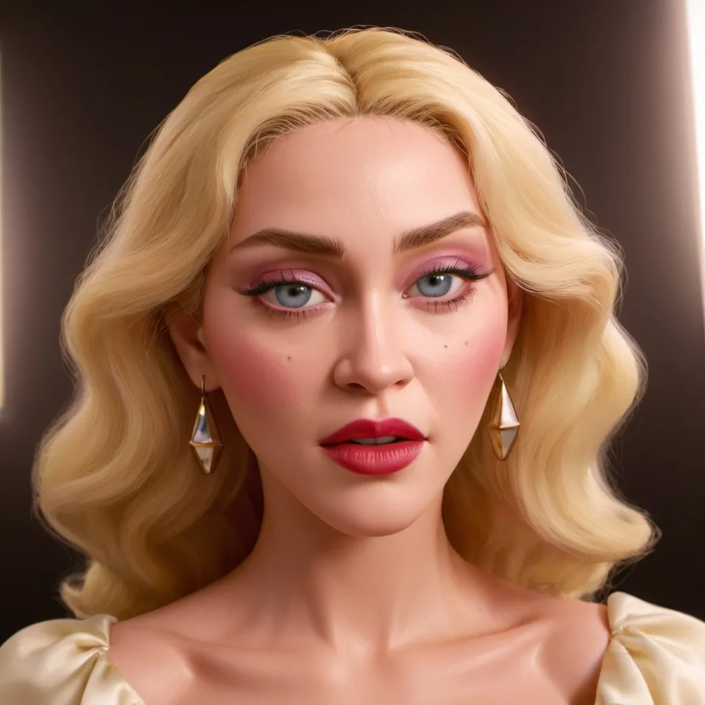 Madonna with Fenty Beauty makeup