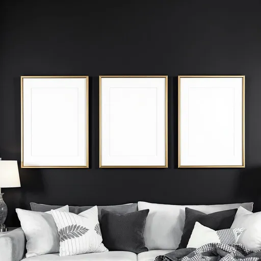 generate 3 wall art long portrait frame dimension 10...