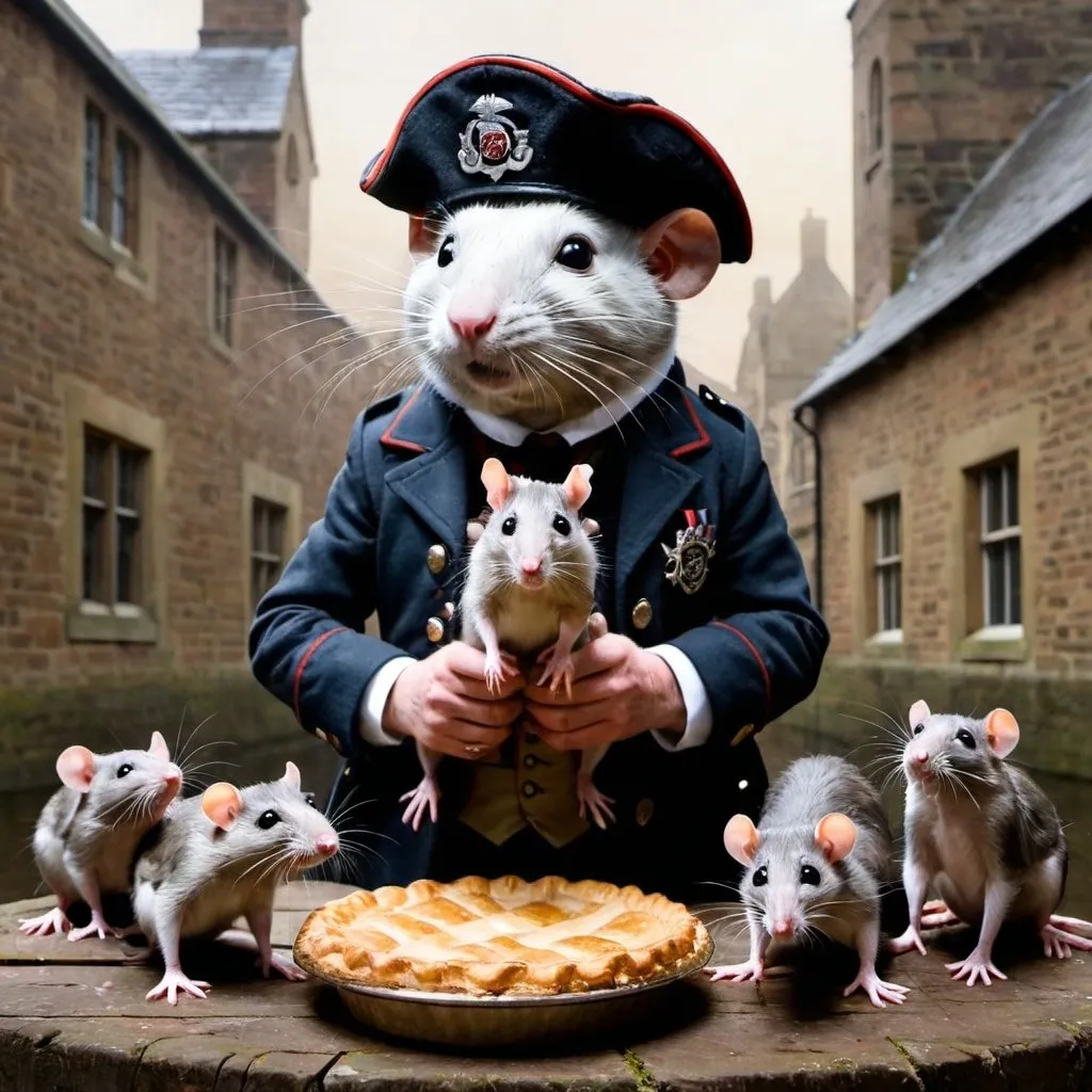 Pies piper with rats