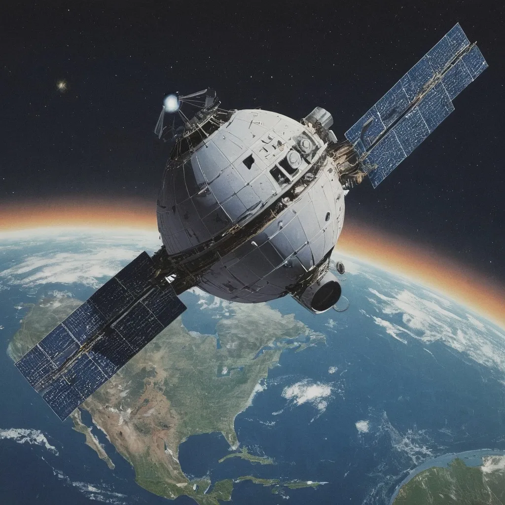 (illustration, comic book) original Telstar satellit...
