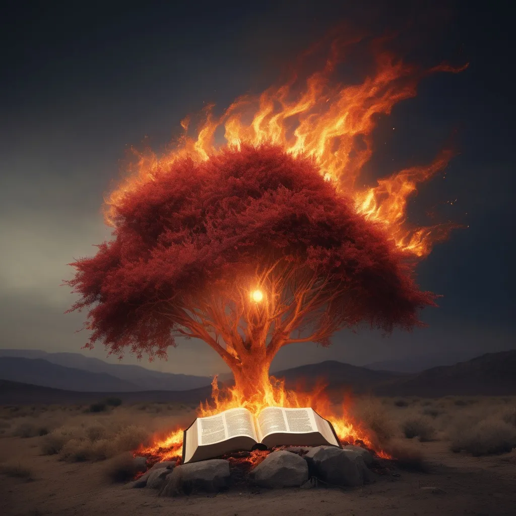 Bible the burning bush