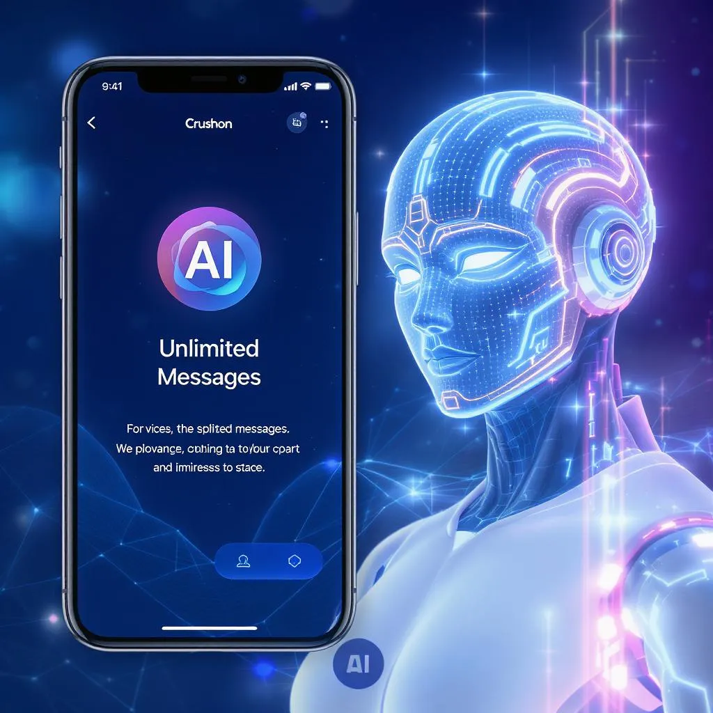 Crushon AI unlimited messages MOD free premium trial...