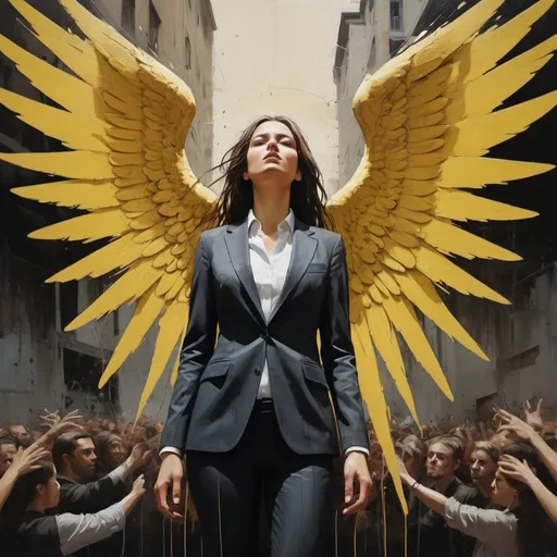 ;; Seraphim winged light abstract polymorphic formle...