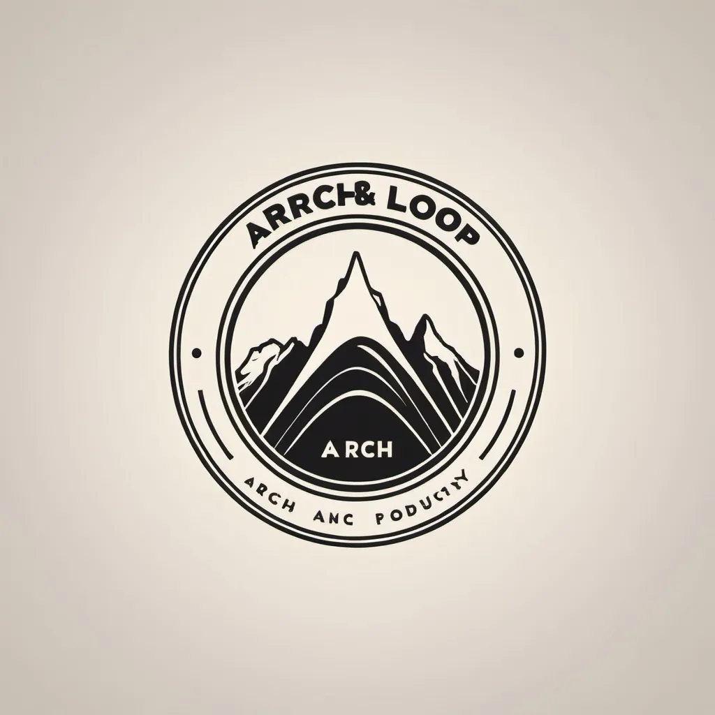 Logo for a film production company named Arch & Loop