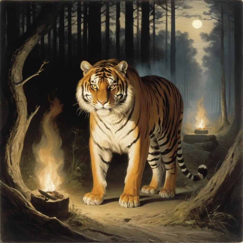 Tyger Tyger, burning bright, In the forests of the...