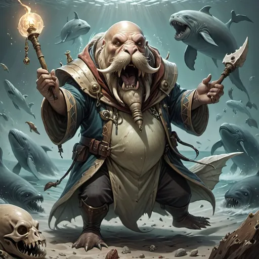 dungeons and dragons style hero - Anthropomorphic Wa...