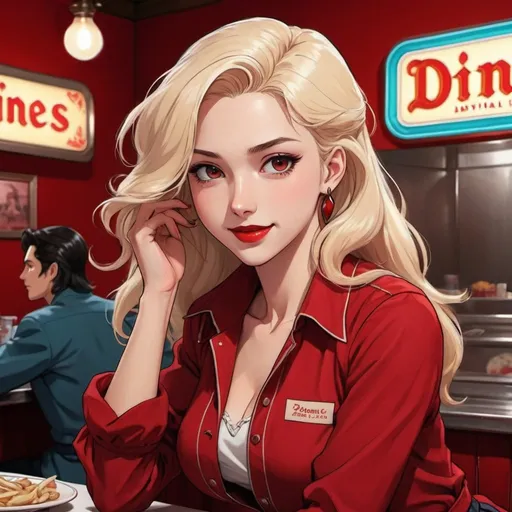 Character sheet, female human, pale skin, long black...