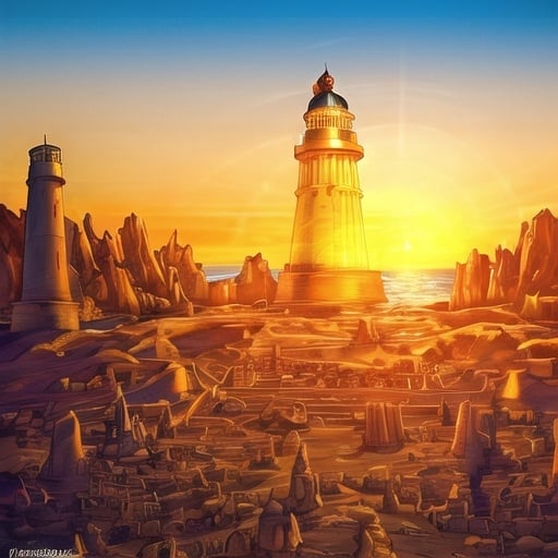 Pharos (Lighthouse) of Alexandria, ancient architect...