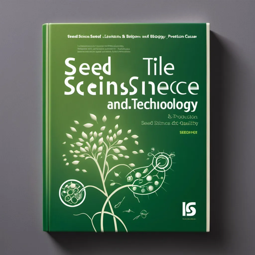 Academic Book Cover Design by this tile : Seed Scien...
