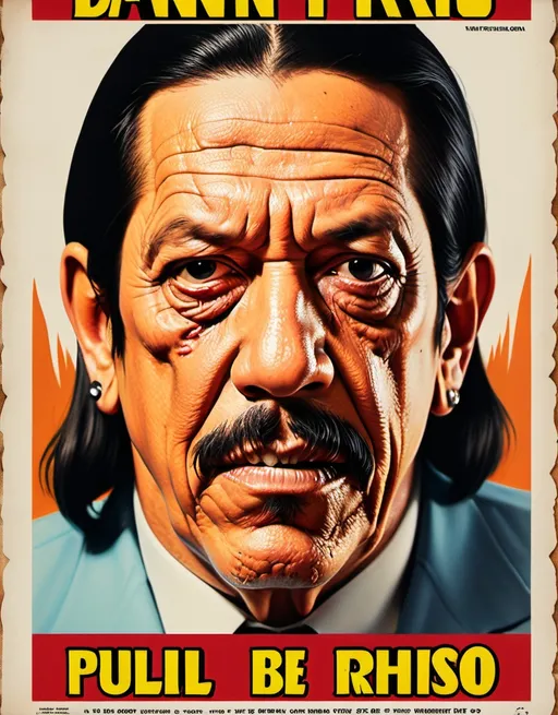 Vintage movie posters starring actor, Danny Trejo, p...