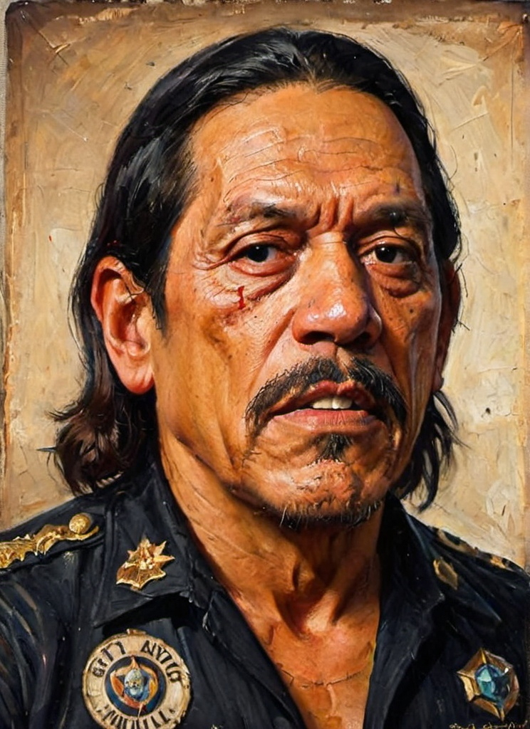 Vintage movie poster starring the actor Danny Trejo....