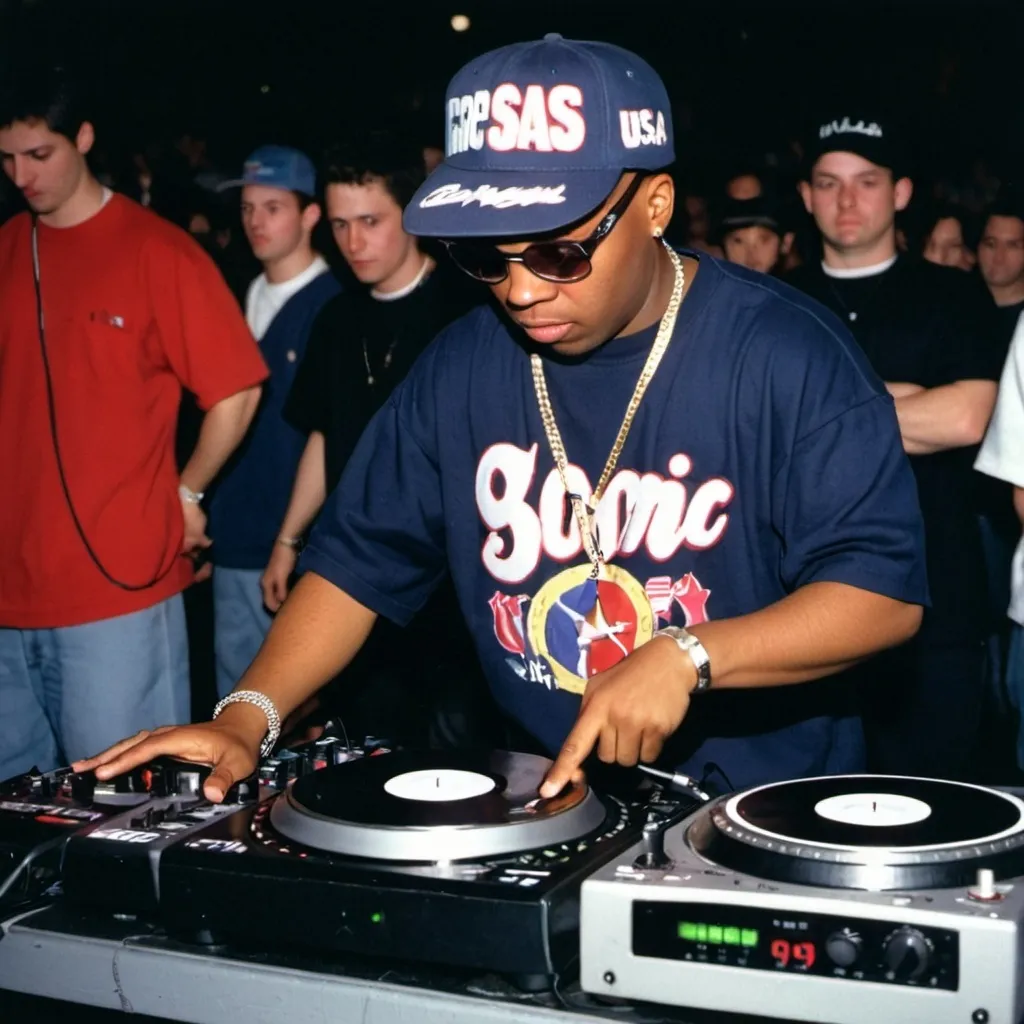dj epic street at the 1995 wrong way u.s.a. dj mixin...
