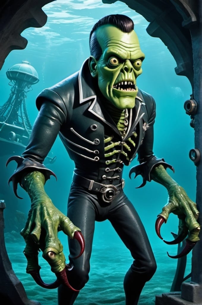 Subject: The Krakenstein monster, a powerful anthrop...