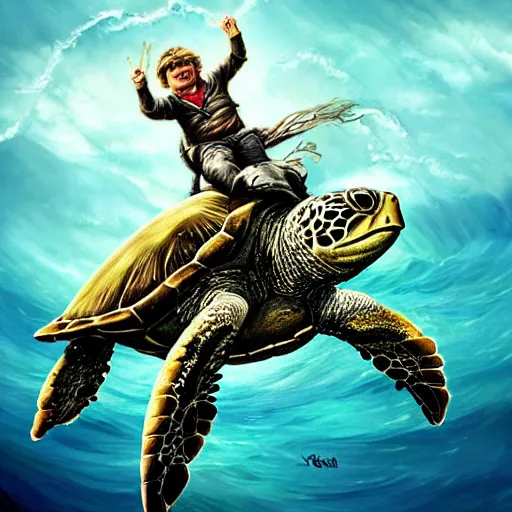 a pirate riding a giant goldfish, high quality photo | Stable Diffusion ...