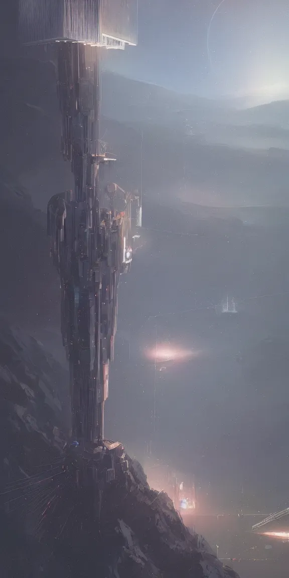 mysterious tall space elevator, carbon fiber, | Stable Diffusion | OpenArt