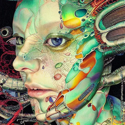 hyper realistic portrait of, ‘ the alien ’. an award | Stable Diffusion ...