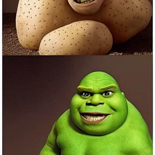 eery resemblance of the rock. a potato as dwayn the | Stable Diffusion ...