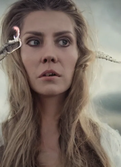 movie still of a beautiful woman with an alien | Stable Diffusion | OpenArt