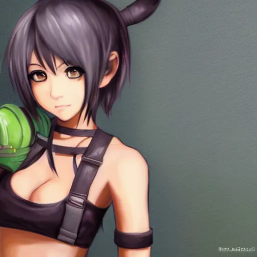 Yuffie Kisaragi, realistic | Stable Diffusion