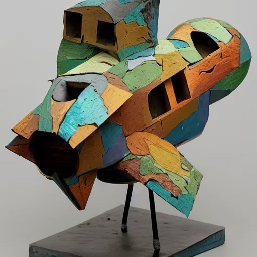 A sculpture a airplane_small made pure recycle | Stable Diffusion | OpenArt