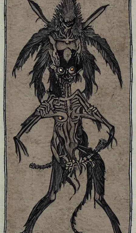 Illustration of an aswang in an old Filipino codex | Stable Diffusion ...