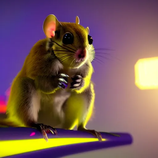 neon fluorescent, iridescent cute southern flying | Stable Diffusion ...