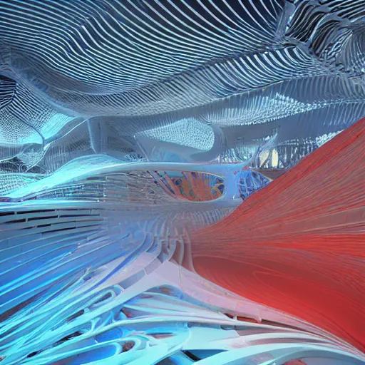 ethereal realm, parametric flow, fractals, central | Stable Diffusion ...