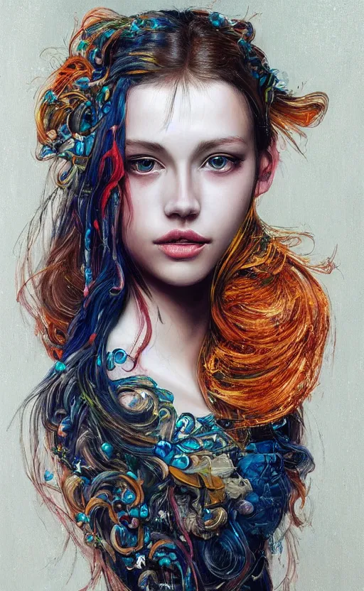 beautiful intricate detailed painting of a girl with | Stable Diffusion ...