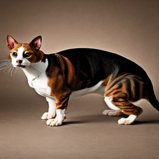 a beagle - cat - hybrid, animal photography | Stable Diffusion