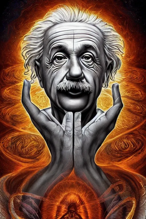 Albert Einstein Centered, uncut, unzoom, symmetry. | Stable Diffusion ...
