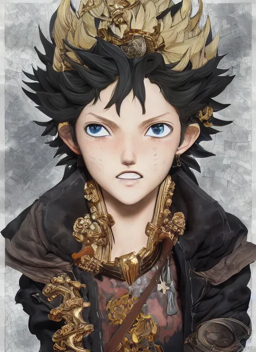 asta, black clover, naturel, hyper detailed, digital | Stable Diffusion