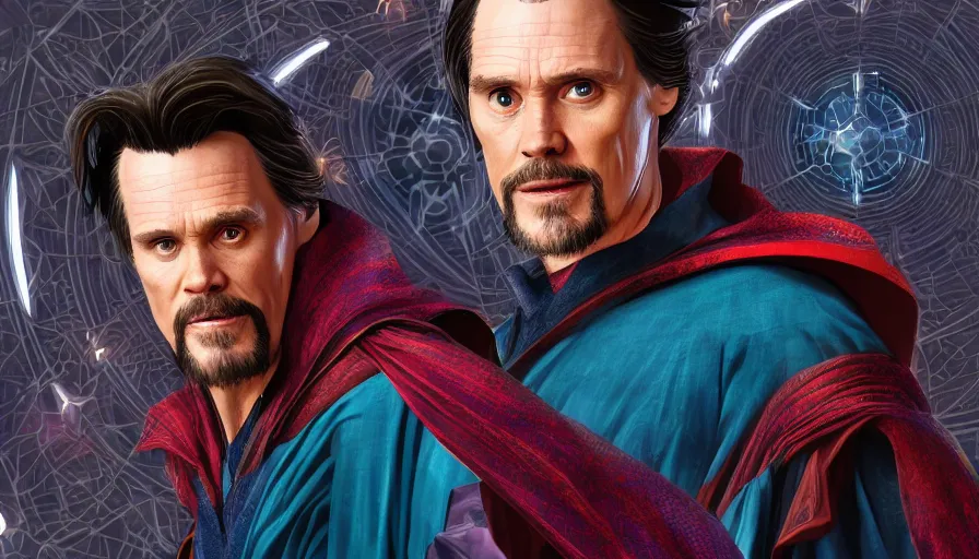 Jim Carrey is Doctor Strange, hyperdetailed, | Stable Diffusion | OpenArt