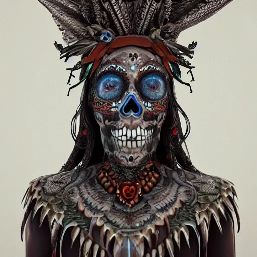 frustrated cthulu creature, intricate, dia de los | Stable Diffusion ...