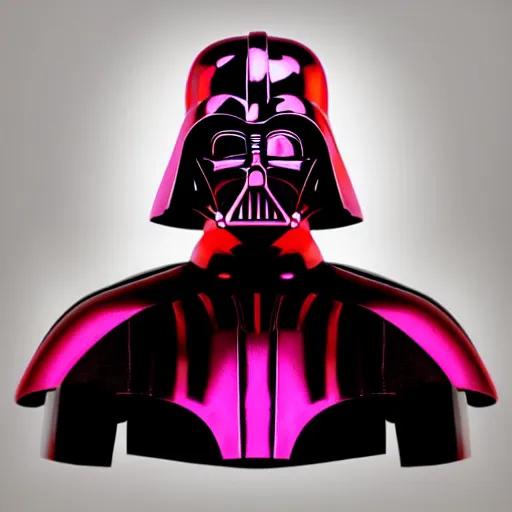 darth vader in pink metallic armour, photoreal, still | Stable ...