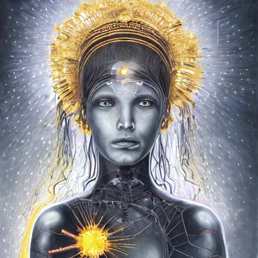 Goddess of life itself with a scythe, dark Goddess of | Stable Diffusion