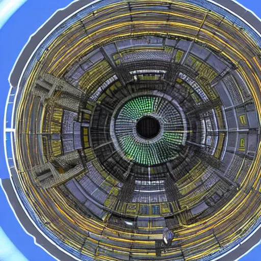 view from a city build inside of a dyson sphere. a | Stable Diffusion | OpenArt