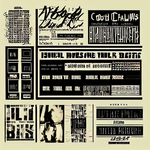 beautiful cool graphic design set list for pitchfork | Stable Diffusion ...