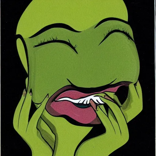 a snot monster woman who lives in a nose | Stable Diffusion | OpenArt