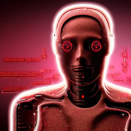 an android covered in pseudo - flesh with invasive | Stable Diffusion ...