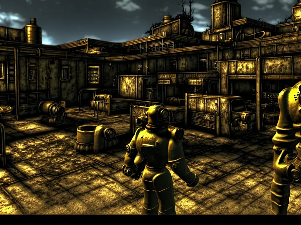 fallout 2 hd remastered gameplay screenshot unreal | Stable Diffusion